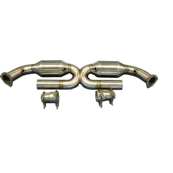Porsche 911 / 996 Big Bore X-pipe Sports Cats - Cybox Automotive