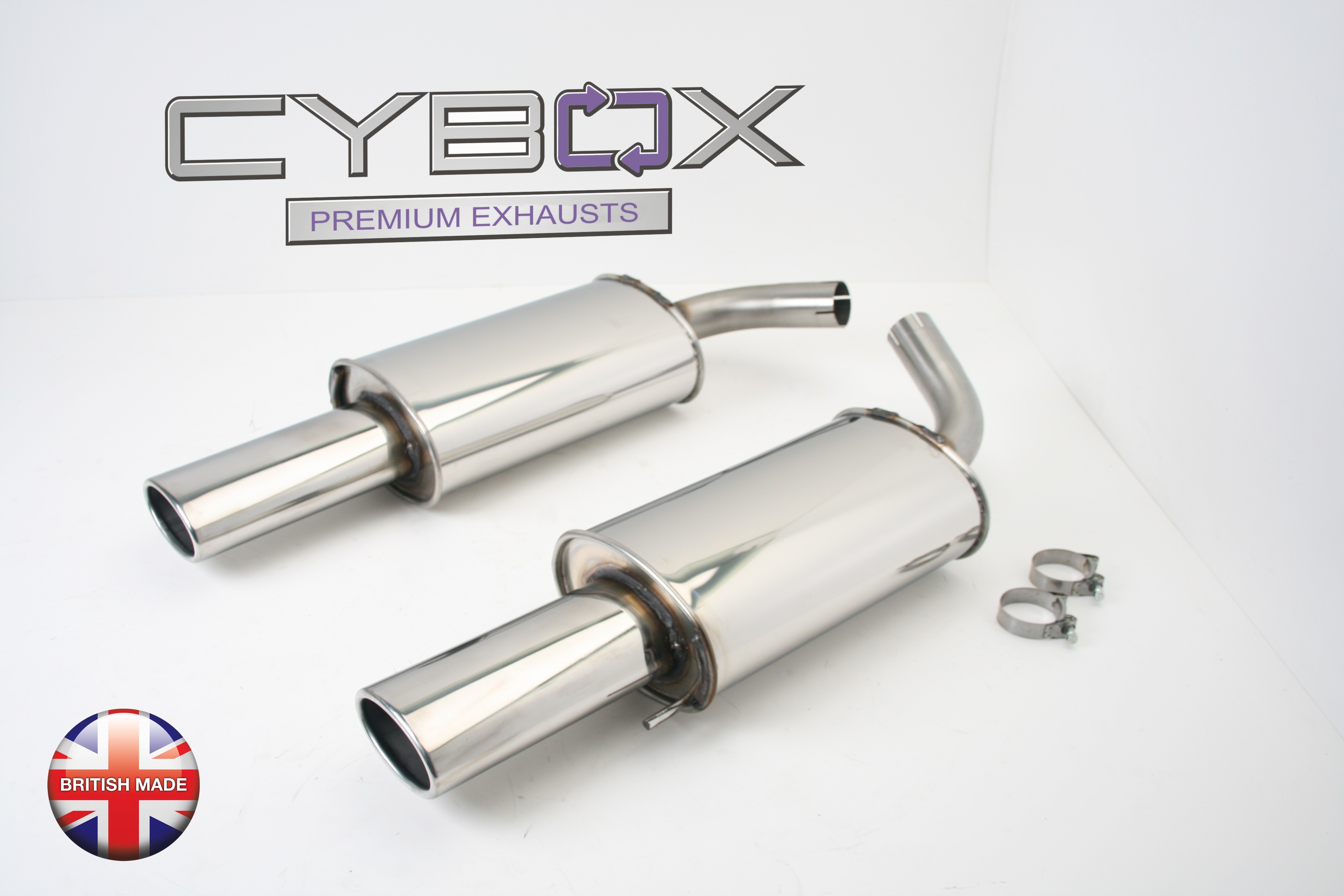 Mercedes CL500, Stainless Steel Back Boxes - Cybox Automotive