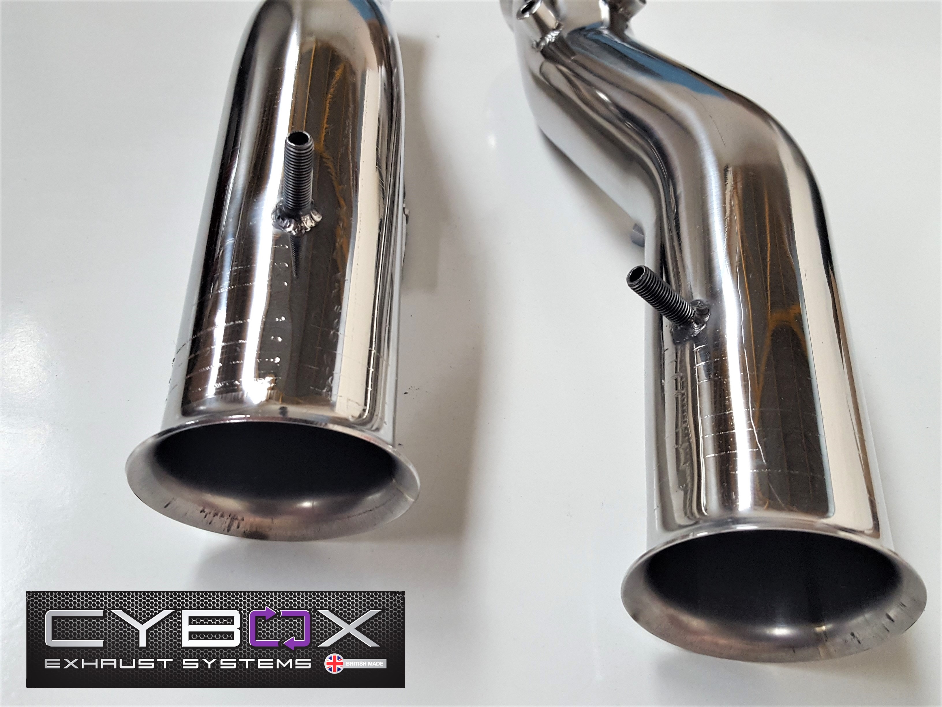 Lamborghini Gallardo Cat Bypass Pipes - Cybox Automotive