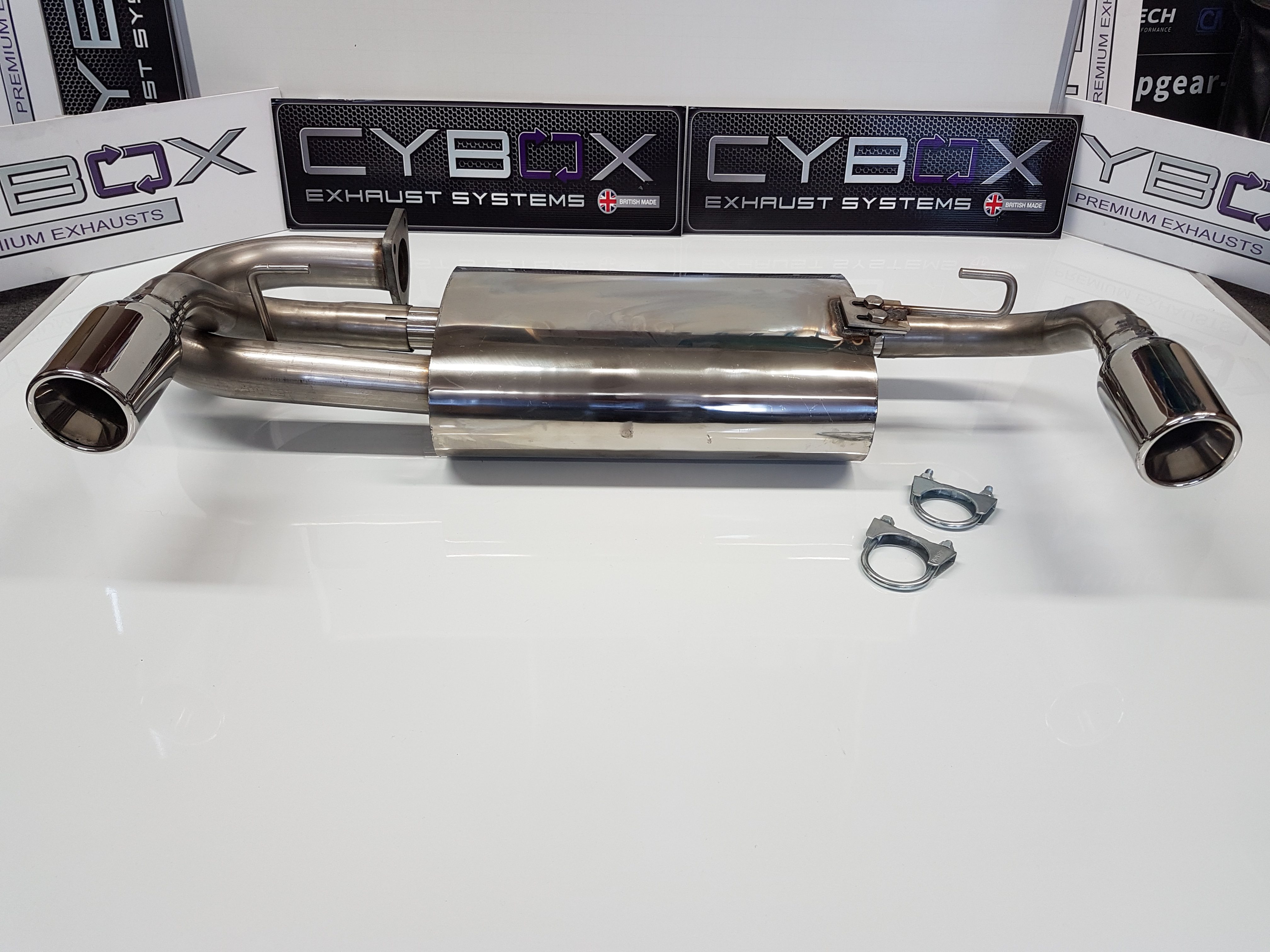MG TF Stainless Steel Cat Back System - Cybox Automotive