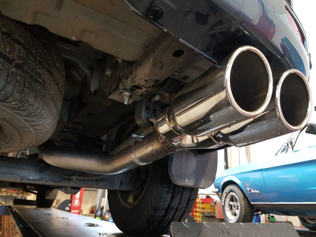 FORD TRANSIT CUSTOM LWB STAINLESS STEEL CAT BACK EXHAUST SYSTEM ...